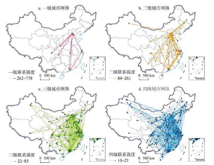 Connectivity characteristics for city networks in China based on ...