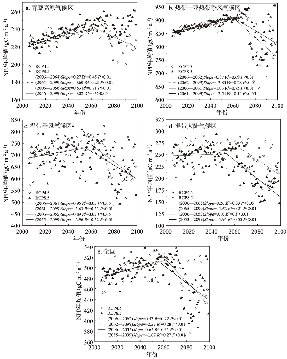 Stability of vegetation net primary productivity and climate impacts in ...